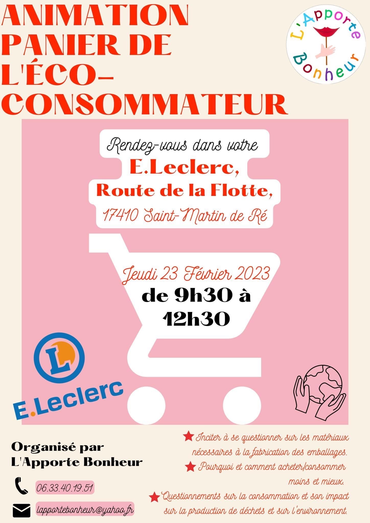 Animation Panier de l’éco-consommateur - Site officiel de la Mairie de ...