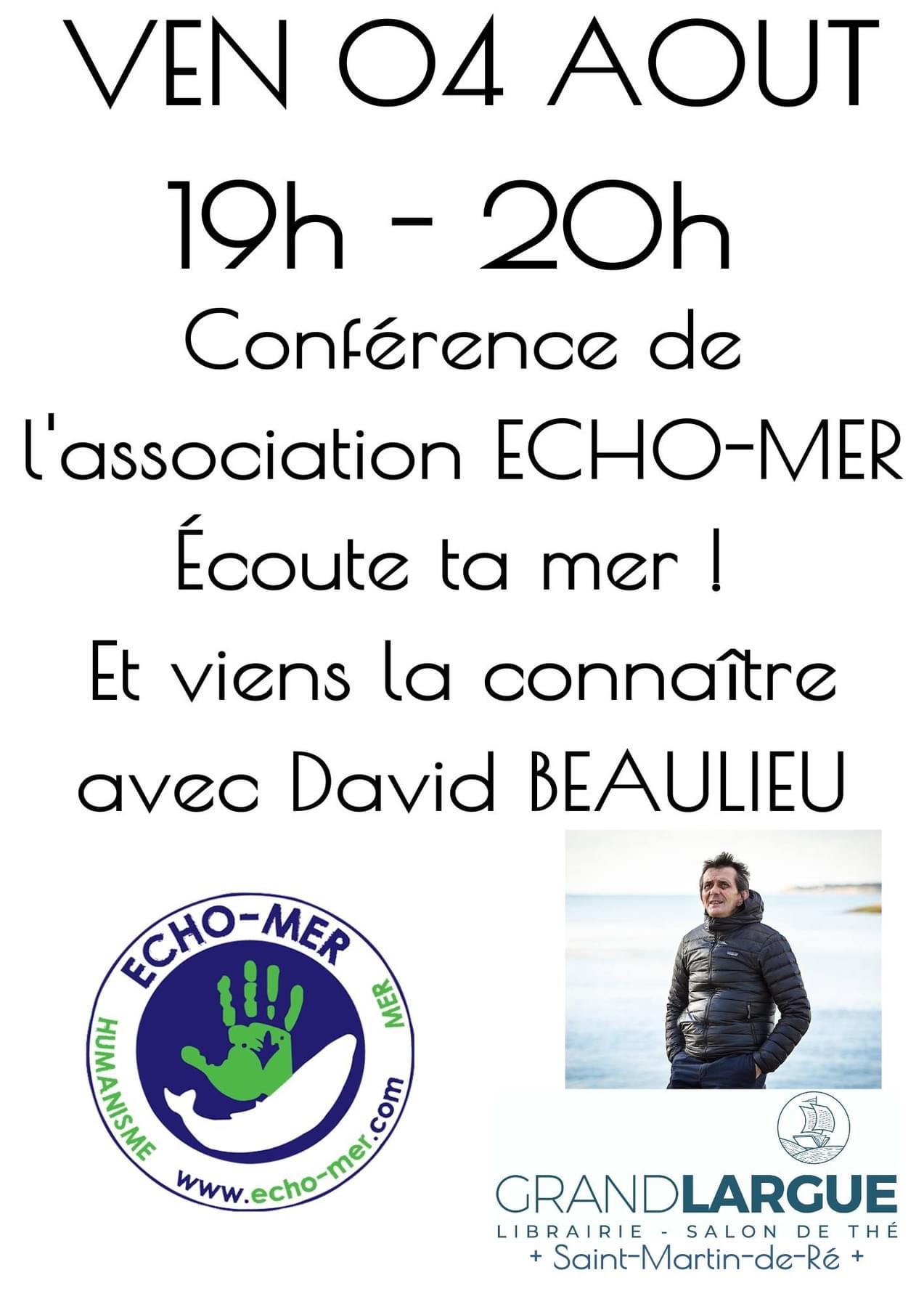 Grand Largue Librairie - Conférence par l’Association Echo Mer - Site officiel de la Mairie de ...